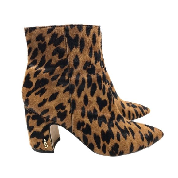 Sam Edelman | Shoes | Sam Edelman Black Leather Ankle Boots Booties ...